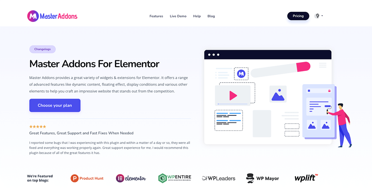 Best Elementor Addons & Extensions - Master Addons
